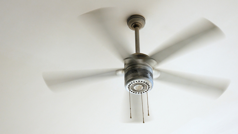 Ceiling fan rotating | Air Conditioning Dealers Association